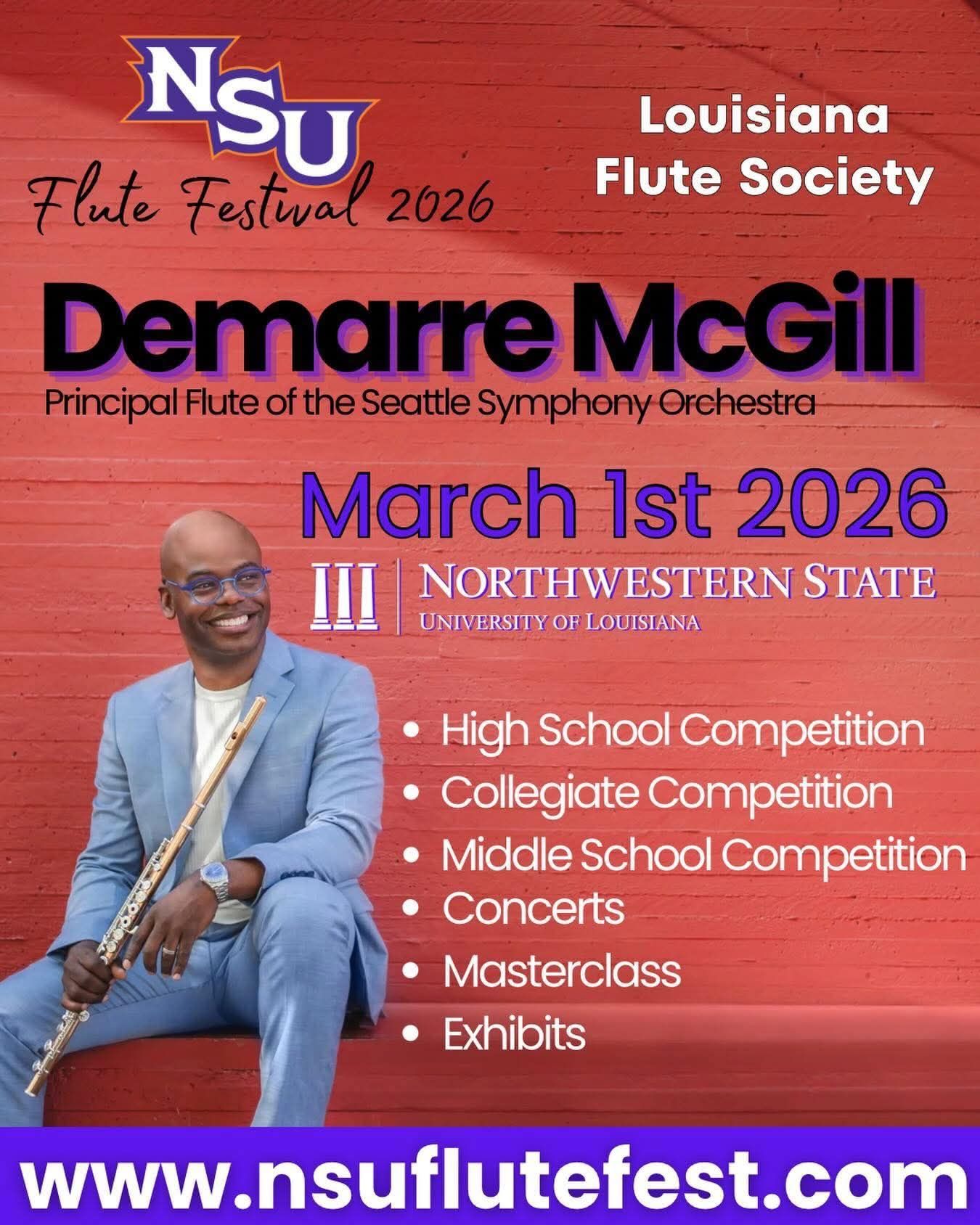 Lousiana Flute Society Festival 2026 – flutemania